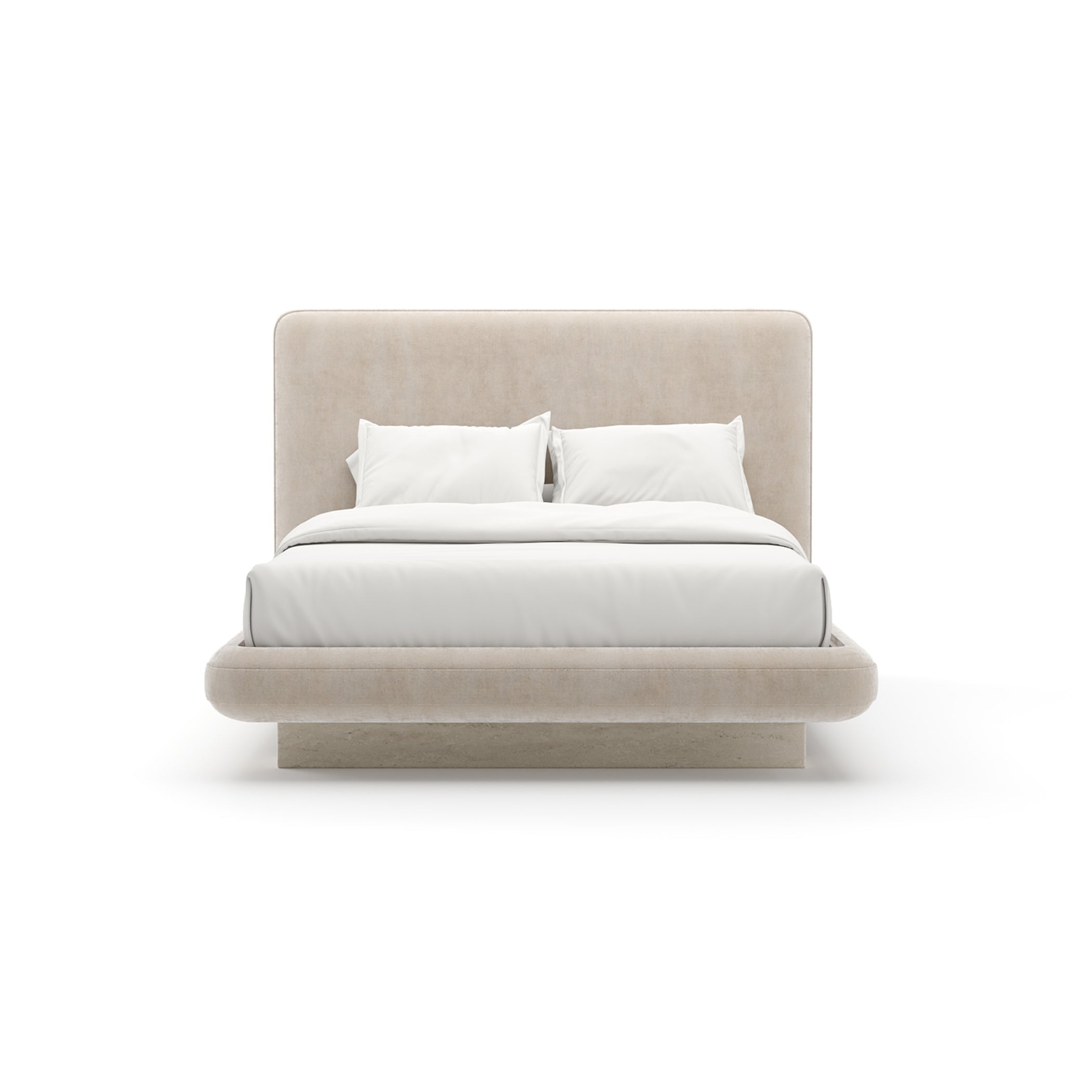 Overlap Uph Qn Bed Ivory – Caracole